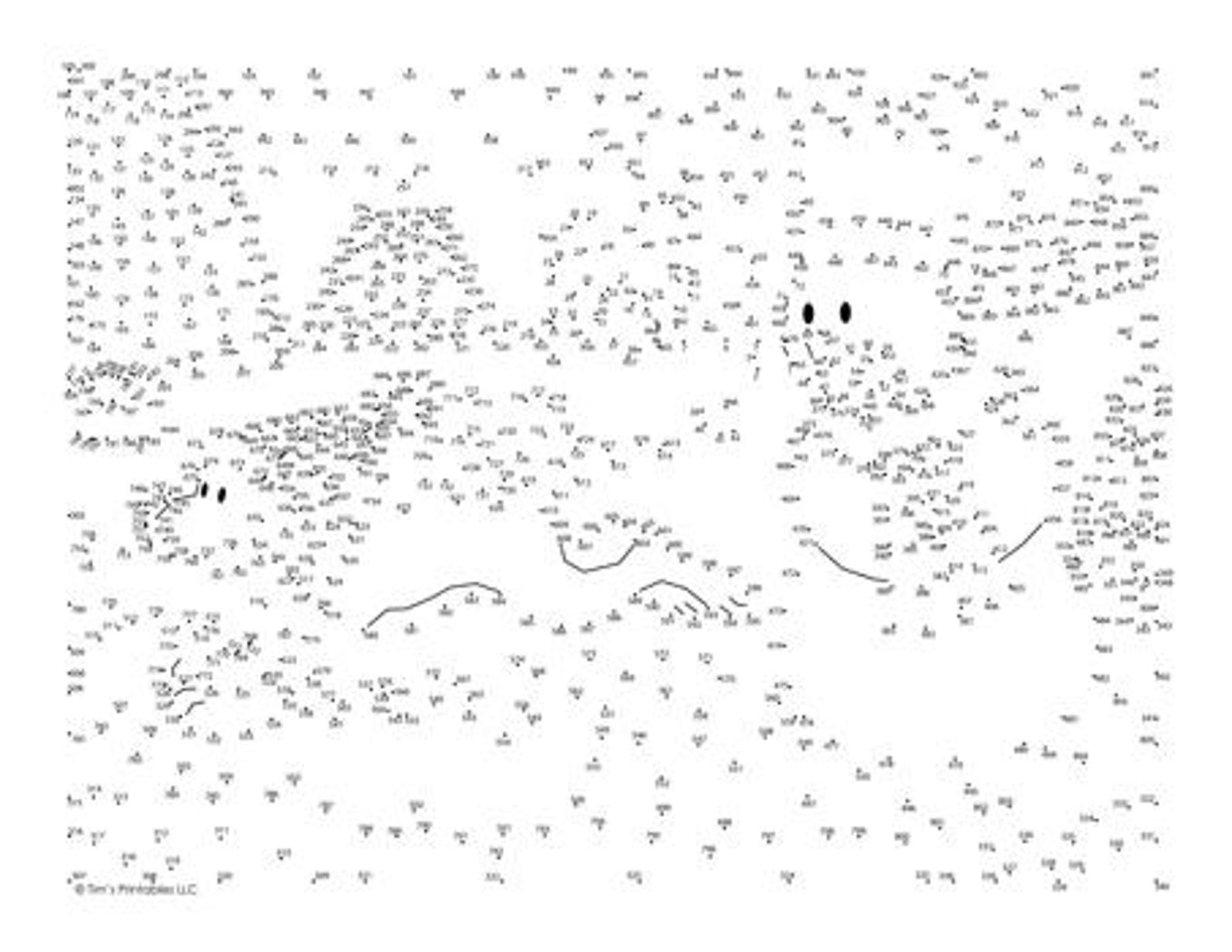 Winter Extreme Difficulty Dot-to-dot / Connect the Dots PDF - Etsy