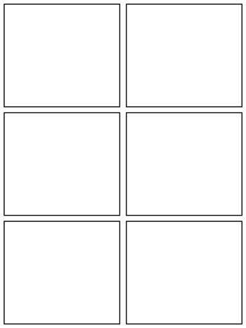 Comic Book Paper Templates PDF - 100 Printable Layouts for Kids - Etsy