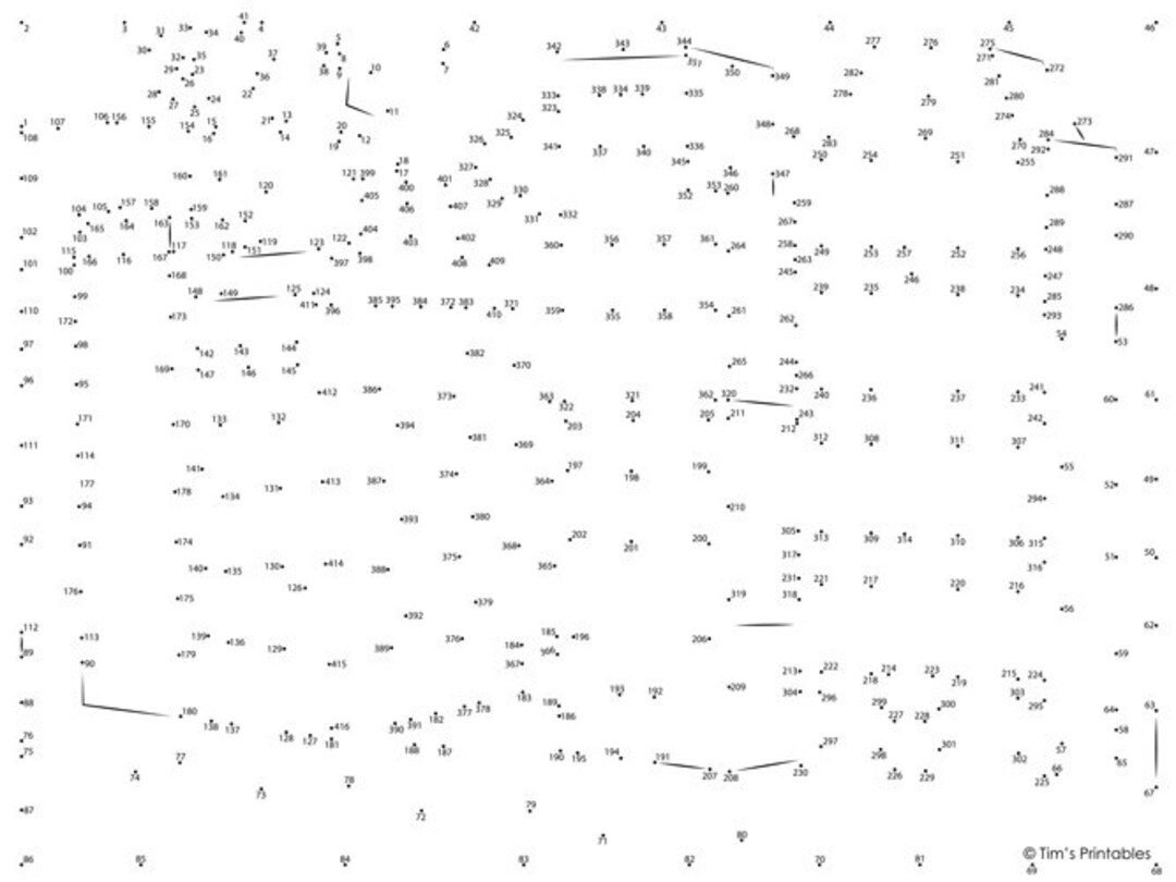 City Dot to dot Connect The Dots Etsy