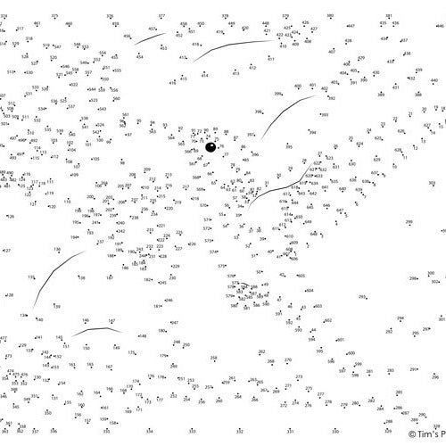 Beach Dot-to-dot / Connect the Dots 828 Dots - Etsy Canada