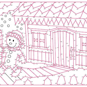 Gingerbread Man Extreme Difficulty Dot-to-dot / Connect the Dots PDF - Etsy