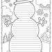Christmas / Winter Writing Paper Templates - Etsy