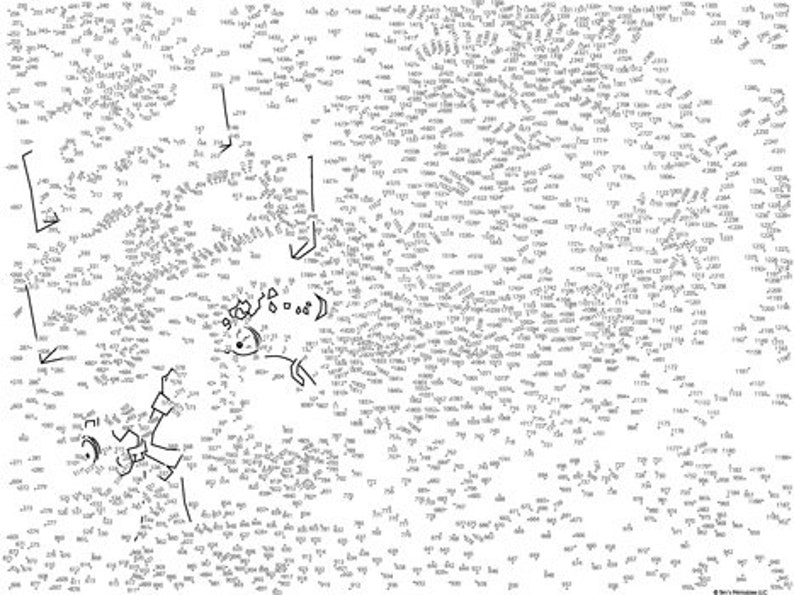 Thanksgiving Extreme Difficulty Dot-to-dot / Connect the Dots PDF - Etsy