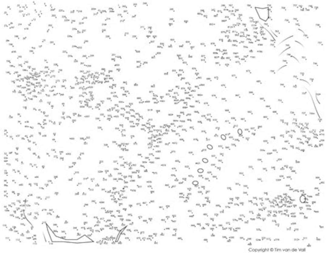 Butterfly Extreme Difficulty Dot-to-dot / Connect the Dots PDF - 979 ...