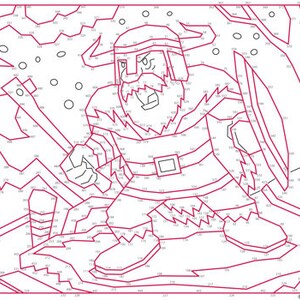 Viking Extreme Difficulty Connect the Dots / Dot-to-dot PDF - 634 Dots ...