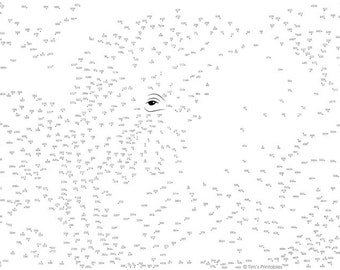 Sea Turtle Extreme Dot to Dot PDF Activity and (Instant Download) - Etsy
