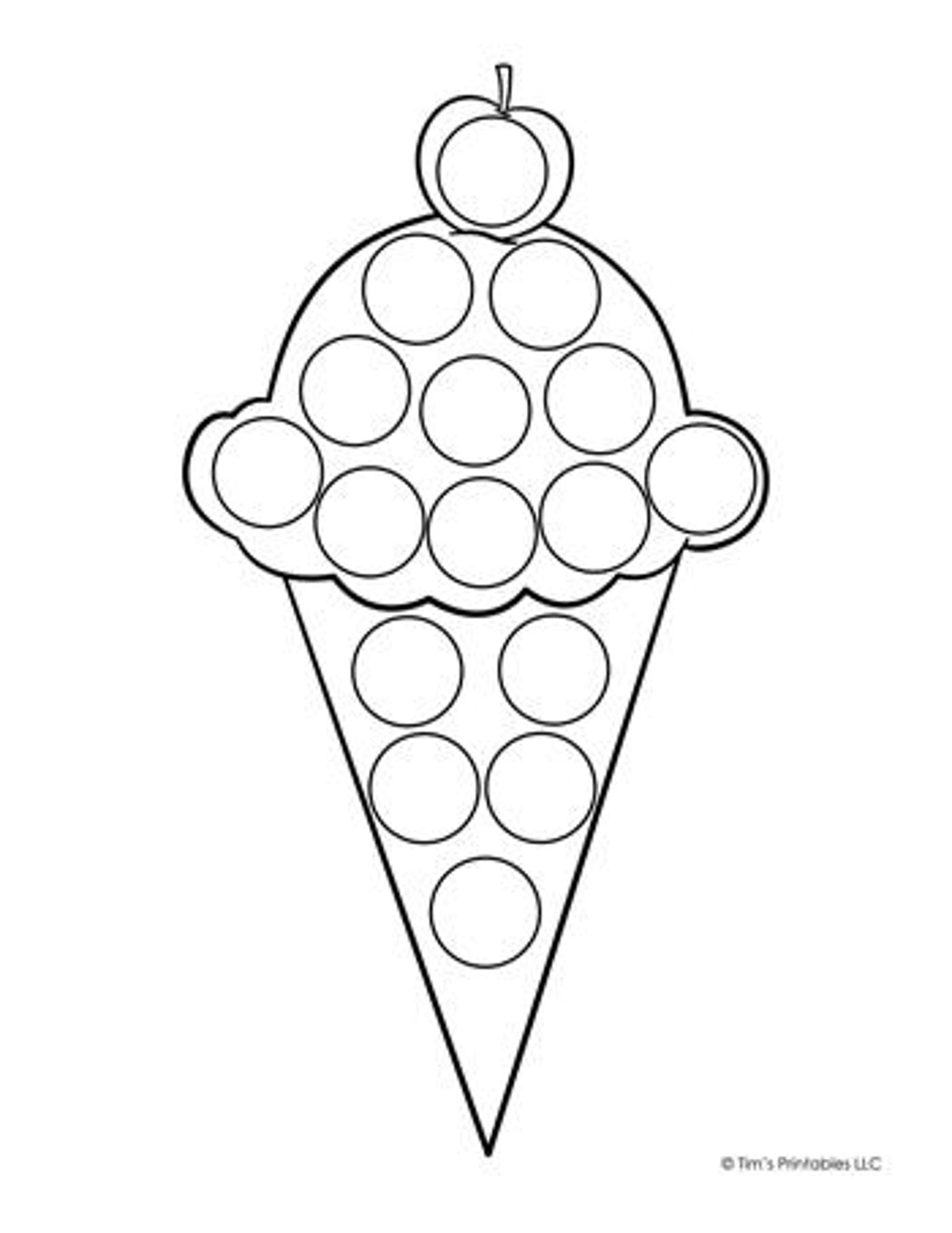 Summer Dot Marker Worksheets - Etsy