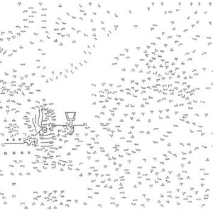 Beach Vacation Dot-to-dot / Connect the Dots PDF - 784 Dots - Etsy