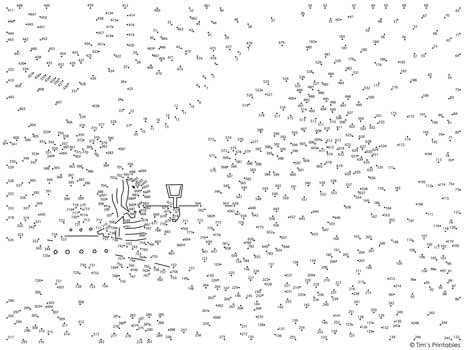 Beach Vacation Dot-to-dot / Connect the Dots PDF - 784 Dots - Etsy