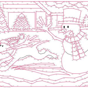 Winter Extreme Difficulty Dot-to-dot / Connect the Dots PDF - Etsy