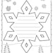 Snowflake Writing Paper Templates - Etsy