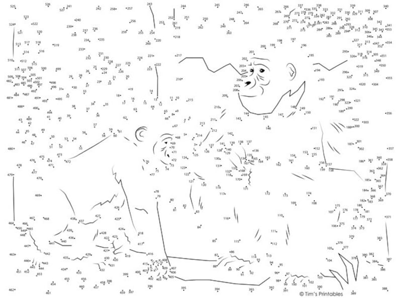 Animal Extreme Difficulty Dot-to-dot / Connect the Dots Vol. 1 PDF - Etsy