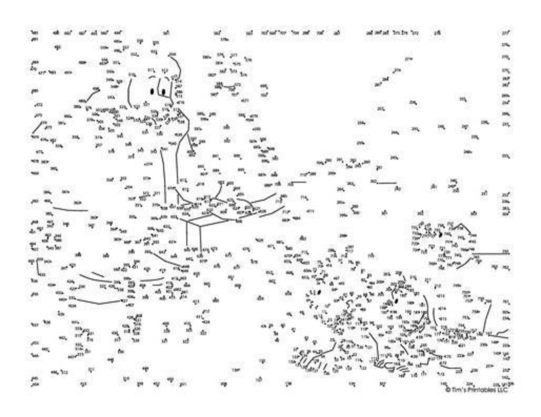 Christmas Extreme Difficulty Dot-to-dot / Connect the Dots Vol. 1 - Etsy