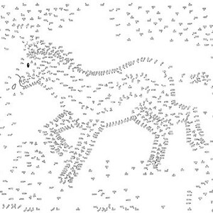 Zebra Extreme Difficulty Dot-to-dot / Connect the Dots PDF - 866 Dots ...