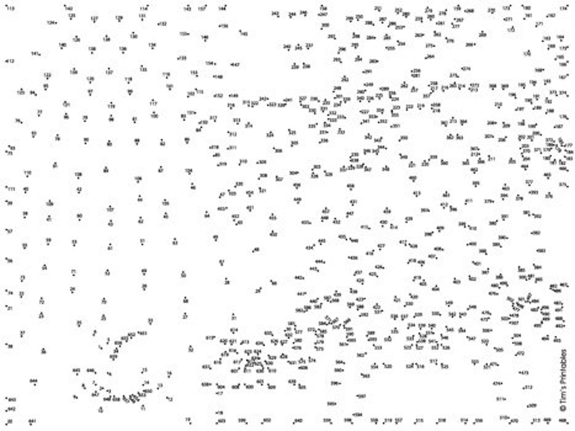 Christmas Extreme Difficulty Dot-to-dot / Connect the Dots - Etsy