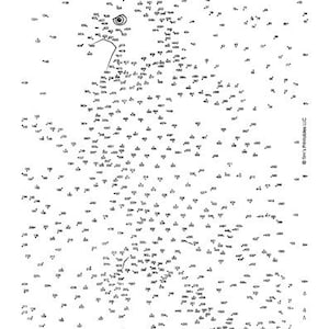 Animal Extreme Difficulty Dot-to-dot / Connect the Dots Vol. 3 PDF - Etsy