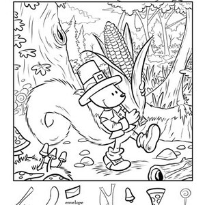 Thanksgiving Hidden Objects Puzzle PDF - Etsy