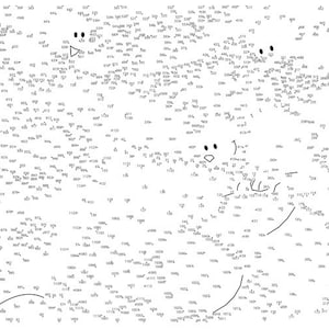 Easter Dot-to-dot / Connect the Dots PDF - 1140 Dots! - Etsy