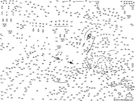 Dragon Family Extreme Difficulty Dot-to-dot / Connect the Dots PDF - Etsy