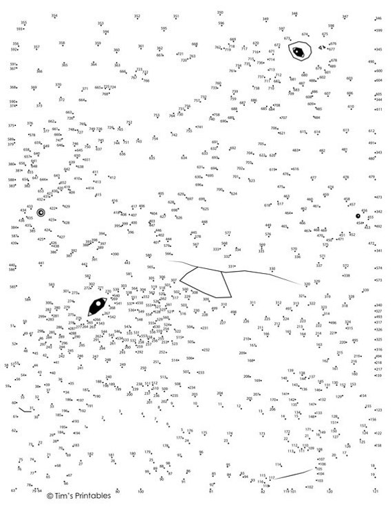 Sea Turtle Dot-to-dot / Connect the Dots PDF | Etsy