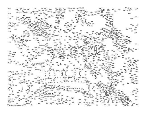 Halloween Extreme Difficulty Dot-to-dot / Connect the Dots Vol. 1 PDF ...