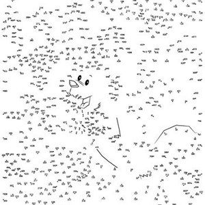 Beaver Extreme Difficulty Dot-to-dot / Connect the Dots PDF - Etsy