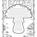 Mushroom Writing Paper Templates - Etsy