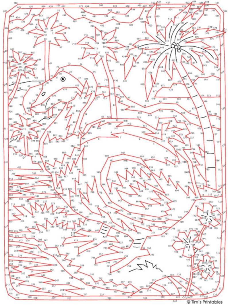 Dodo Bird Dot-to-dot / Connect the Dots PDF - Etsy Canada
