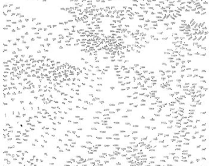 Blue 20 Pack Hard Dot to Dots - Etsy