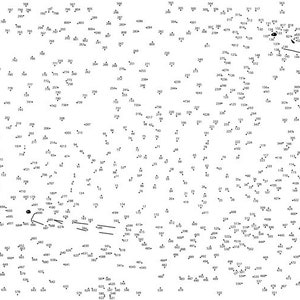 Swan Dot-to-dot / Connect the Dots PDF - 821 Dots - Etsy