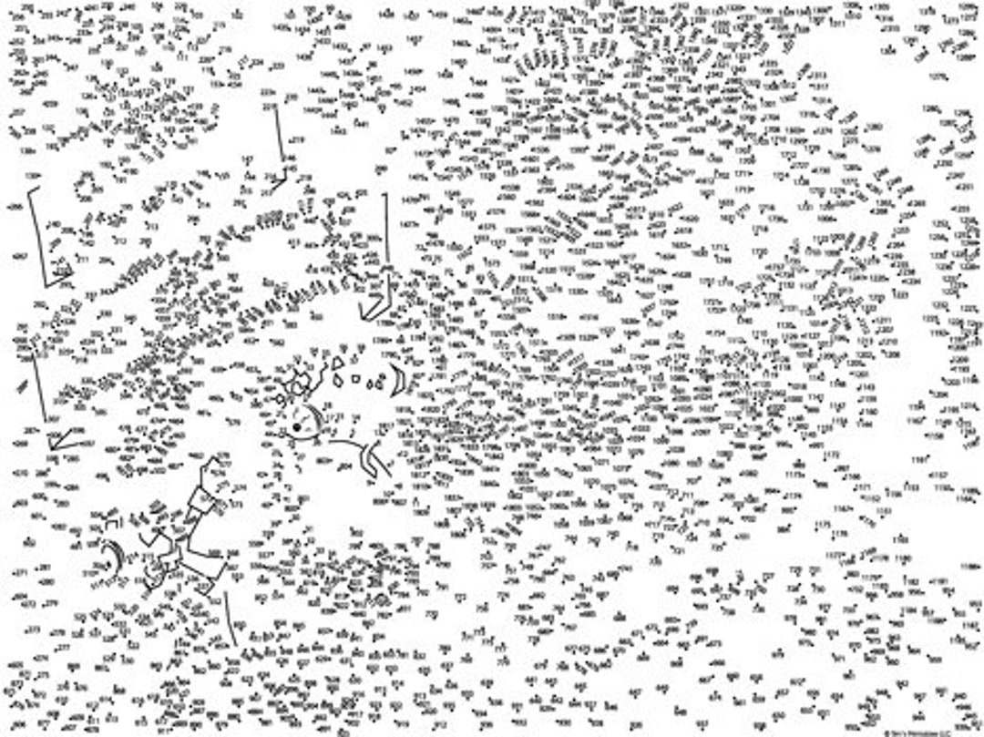 Thanksgiving Extreme Difficulty Dot-to-dot / Connect the Dots PDF - Etsy