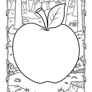 Apple Writing Paper Templates - Etsy