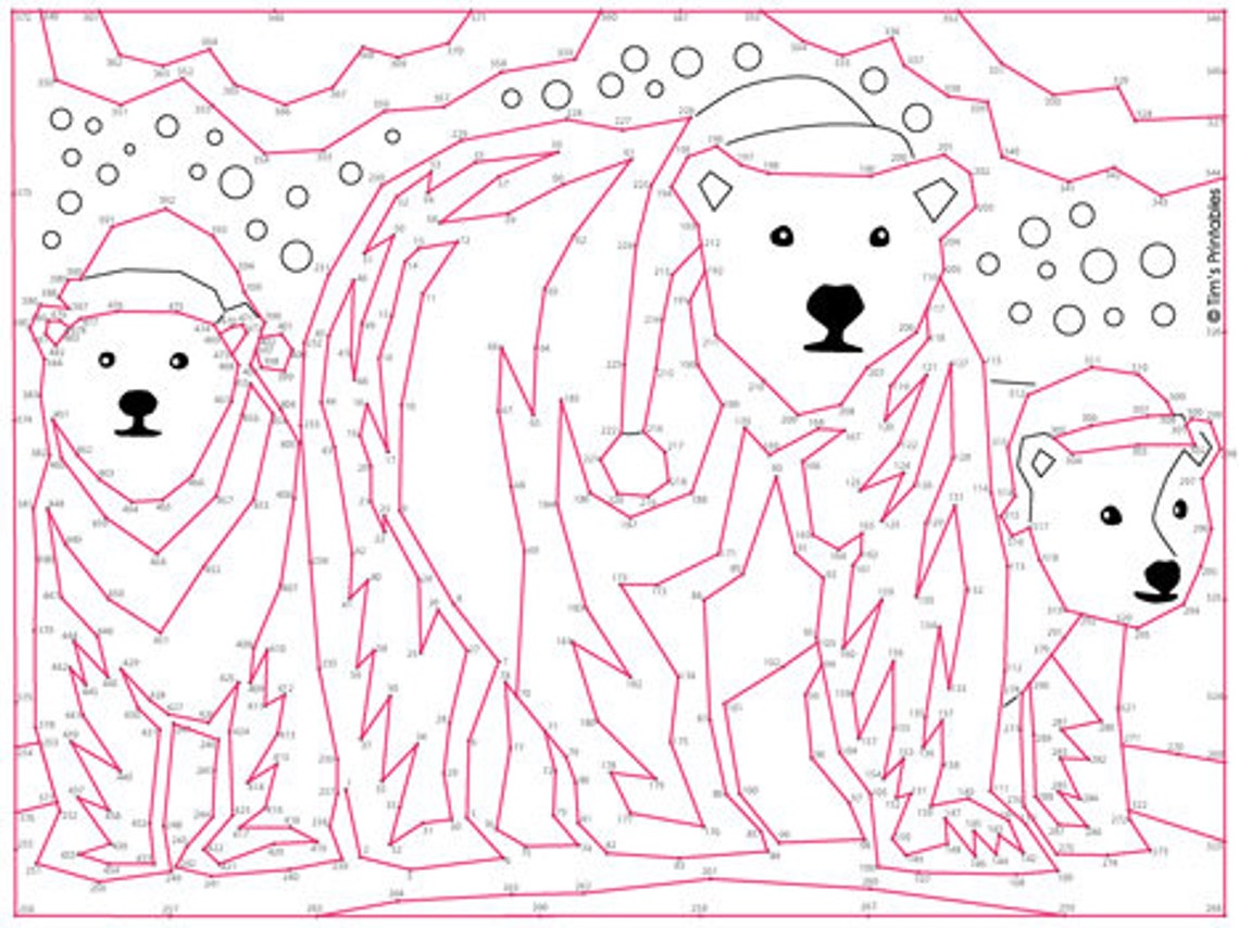 Christmas Extreme Difficulty Dot-to-dot / Connect the Dots: Holiday ...