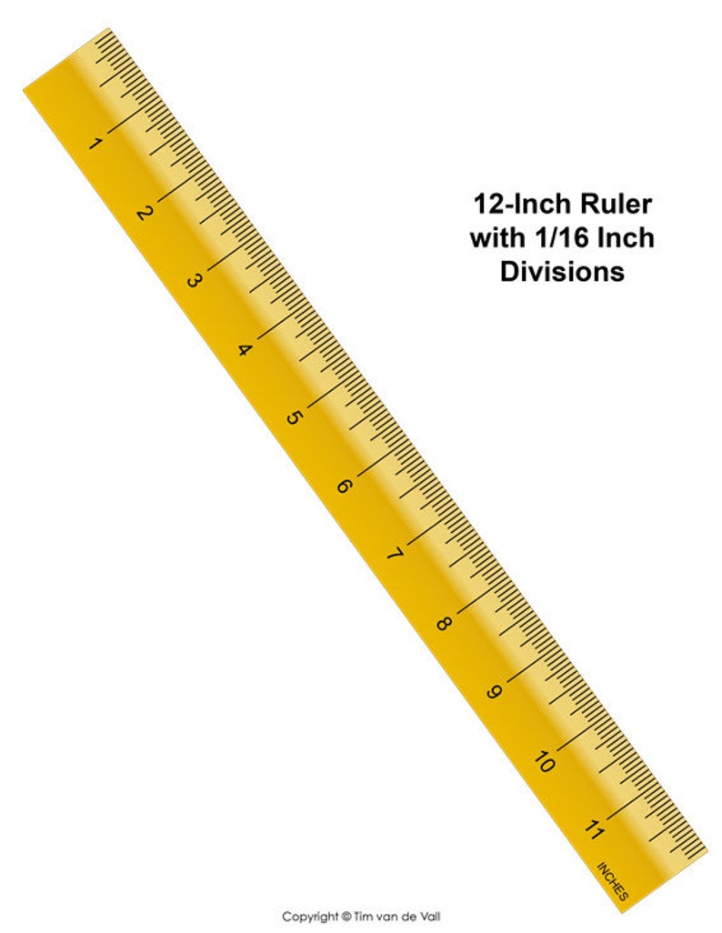 Printable Paper Rulers - Inches and Centimeter, Color and Black & White ...