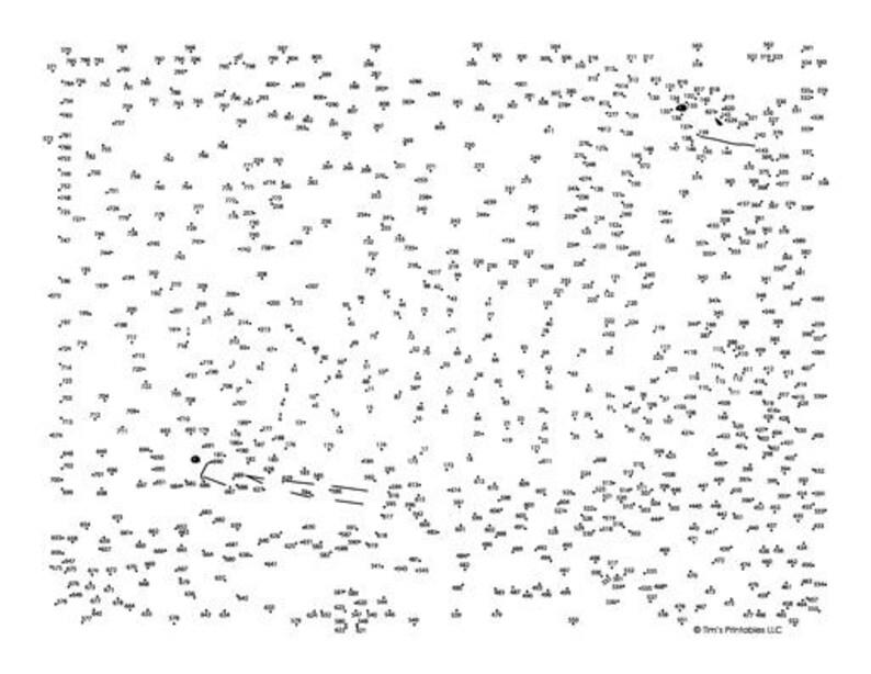 Animal Extreme Difficulty Dot-to-dot / Connect the Dots Vol. 4 PDF - Etsy