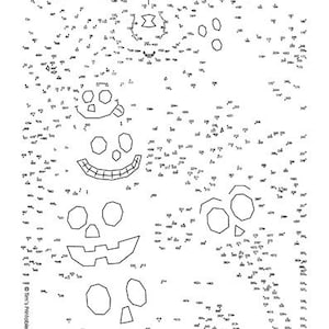 Halloween Extreme Difficulty Dot-to-dot / Connect the Dots Vol. 1 PDF ...