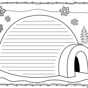Christmas / Winter Writing Paper Templates - Etsy