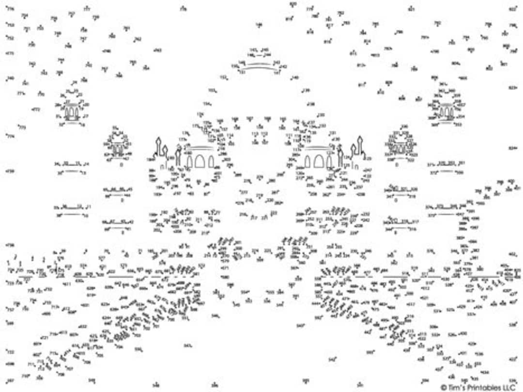 Taj Mahal Extreme Difficulty Dot-to-dot / Connect the Dots PDF - 825 ...