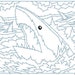 Great White Shark Extreme Difficulty Dot-to-dot / Connect the Dots PDF ...
