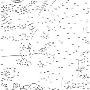 Autumn (fall) Extreme Difficulty Dot-to-dot / Connect the Dots PDF - Etsy