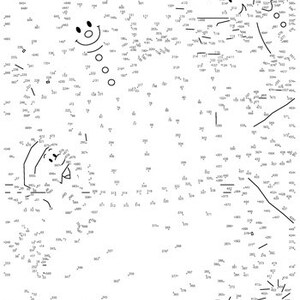 Christmas Stocking Extreme Difficulty Dot-to-dot / Connect the Dots PDF ...