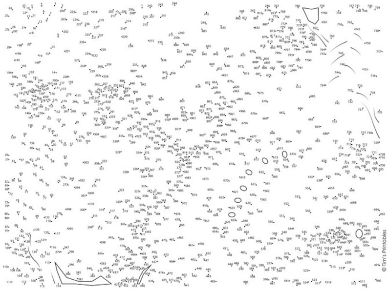 Animal Extreme Difficulty Dot-to-dot / Connect the Dots Vol. 1 PDF - Etsy