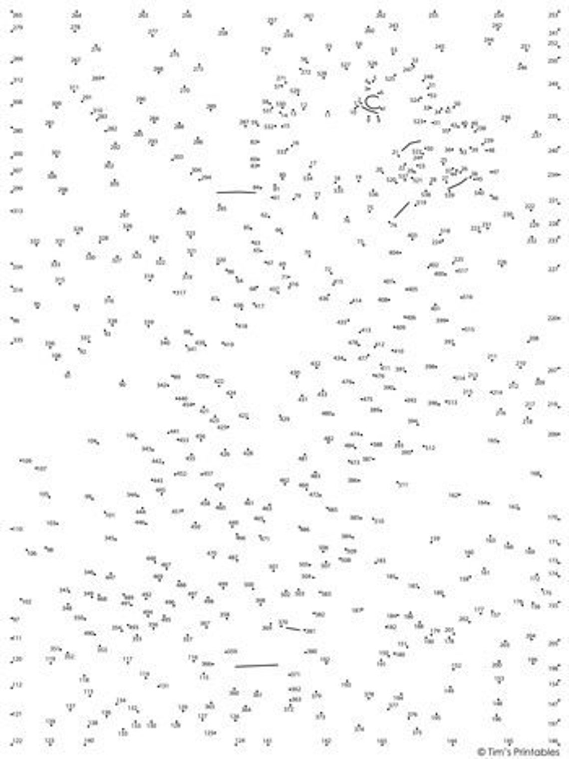 Puffin Extreme Difficulty Dot-to-dot / Connect the Dots PDF - Etsy