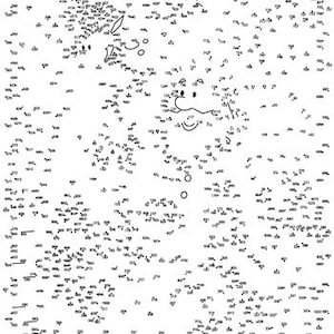 Santa Claus Extreme Difficulty Dot-to-dot / Connect the Dots PDF - Etsy