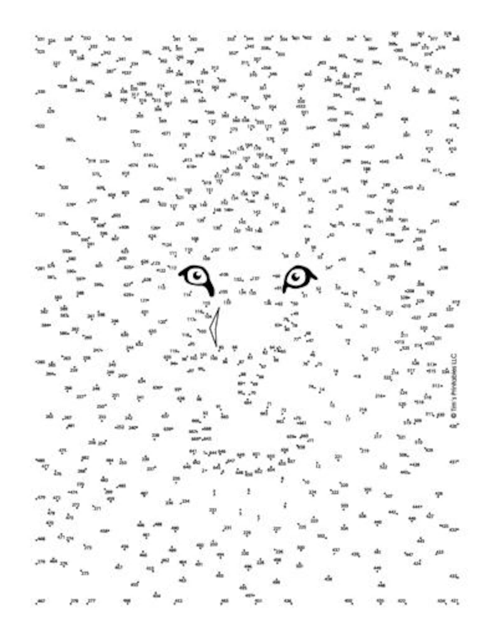 Animal Extreme Difficulty Dot-to-dot / Connect the Dots Vol. 4 PDF - Etsy