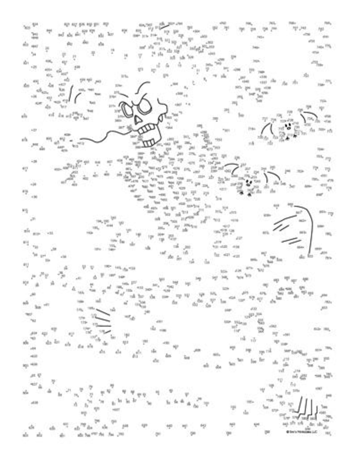 Halloween Extreme Difficulty Dot-to-dot / Connect the Dots Vol. 1 PDF ...