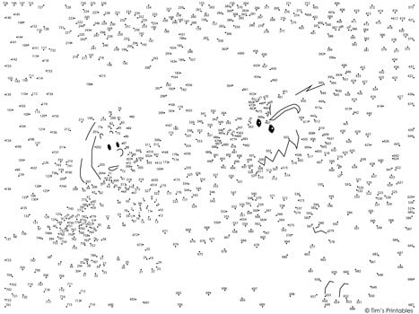 Little Red Riding Hood Extreme Difficulty Dot-to-dot / Connect the Dots ...