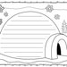 Igloo Writing Paper Templates - Etsy