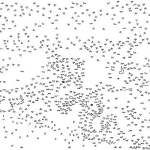 American Bison (buffalo) Extreme Difficulty Dot-to-dot / Connect the ...