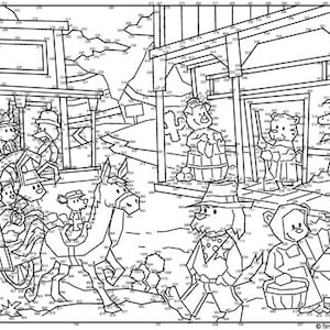 Wild West Extreme Difficulty Dot-to-dot/connect the Dots PDF - 1014 ...